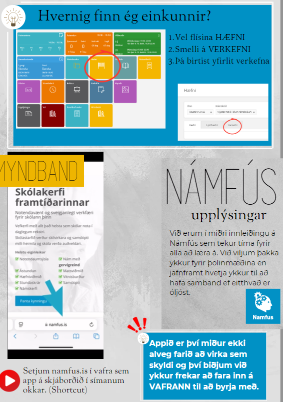 Námfús- leiðbeiningar fyrir foreldra | Grunnskóli Vestmannaeyja